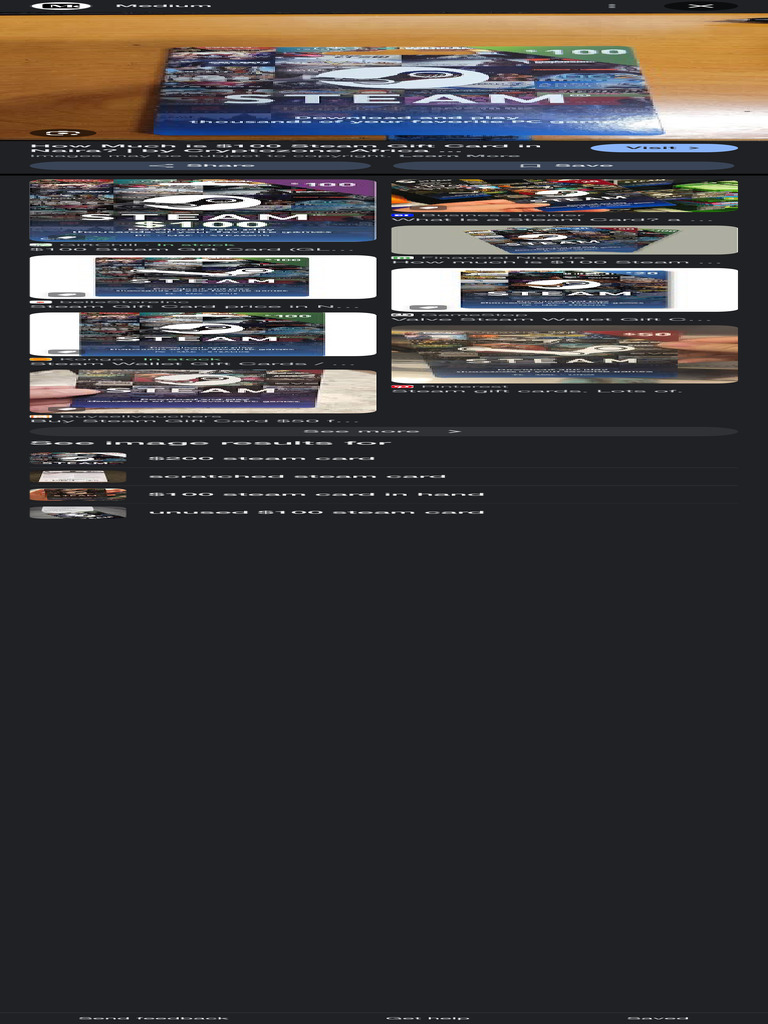 $100 Steam Card - Google Search | PDF