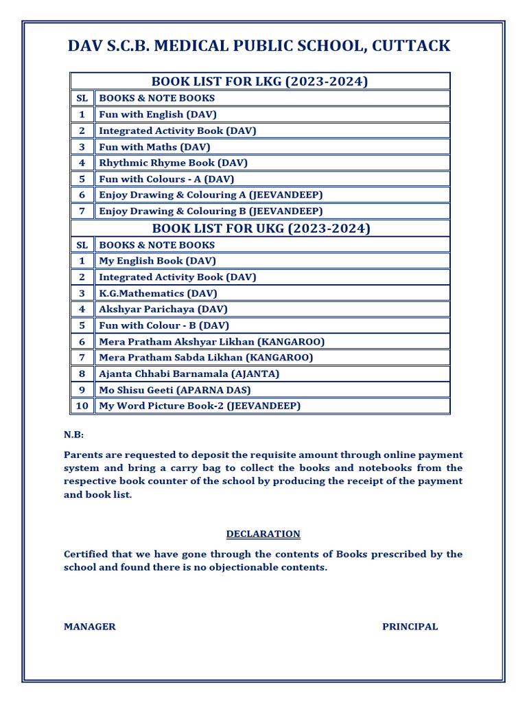 Book List 2023-2024 - Merged | PDF | Science