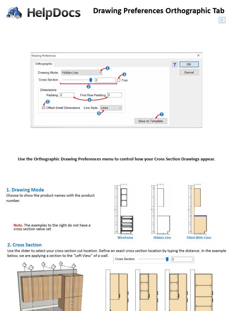 Drawing Preferences Orthographic Tab | PDF