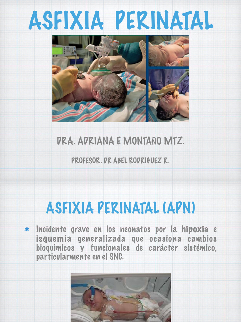 Asfixia Perinatal: Causas y Efectos | PDF | Isquemia | Inflamación