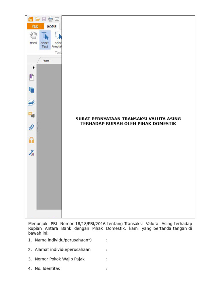 Final Lampiran 12 Surat Pernyataan Domestik | PDF