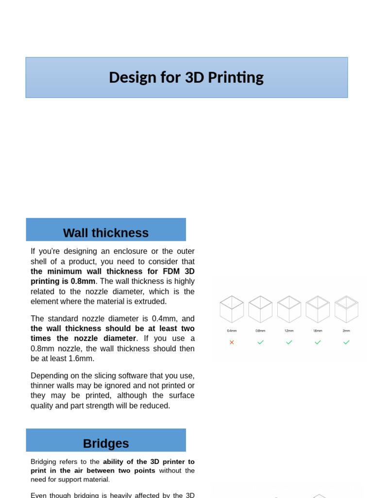 Design Guidelines for 3D Printing | PDF | 3 D Printing | 3 D Computer ...