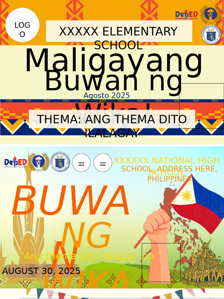 Buwan NG Wika Tarp | PDF