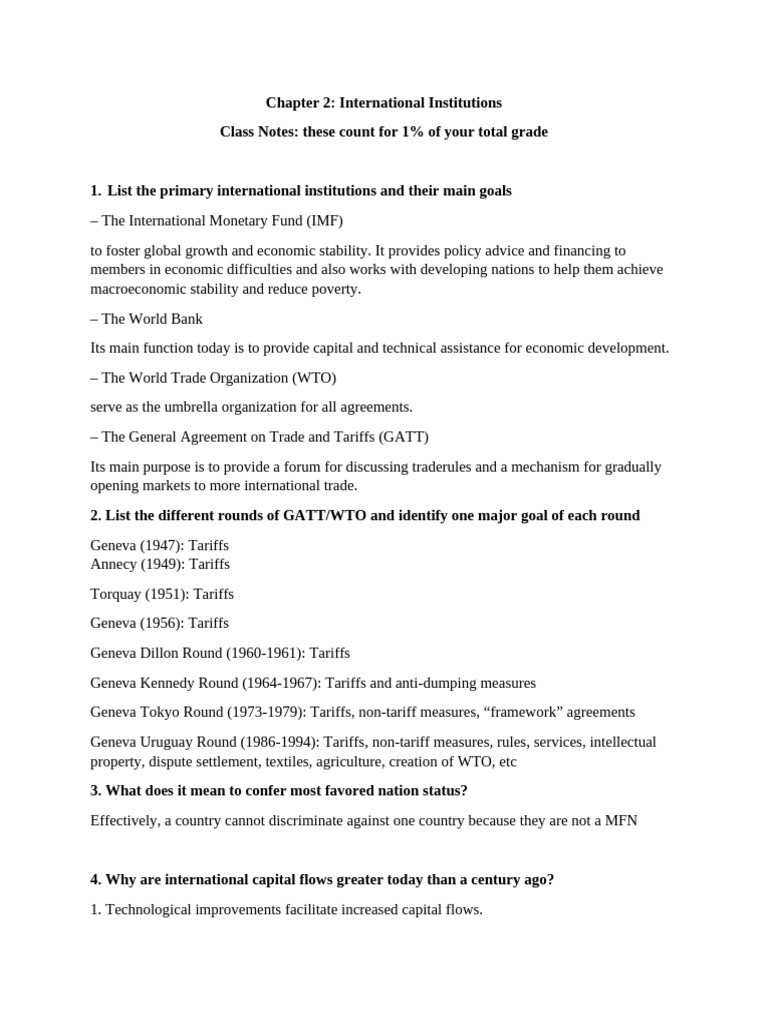 Dang Nhat Minh-Chapter 2 - ECO 4451 | PDF | World Trade Organization ...