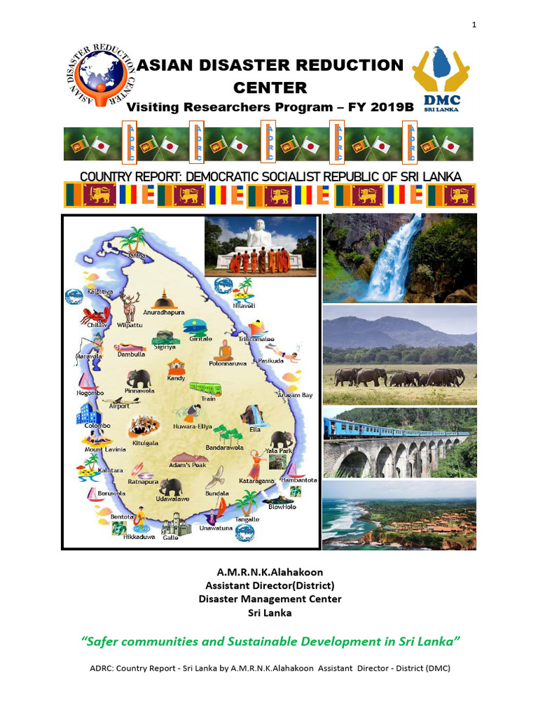 Sri Lanka Disaster Management Overview | PDF | Emergency Management | Rain