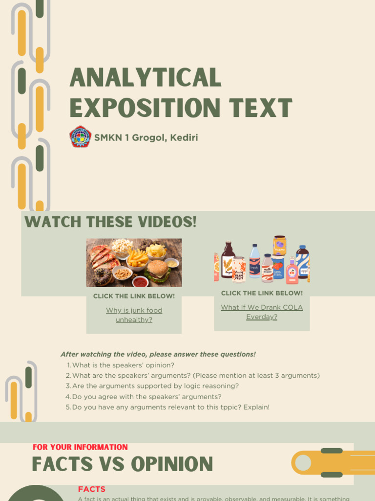 Analytical Exposition Text 20250107 152410 0000 | PDF | Argument | Opinion