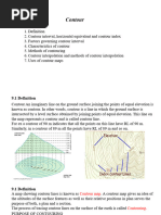 Chapter 7 - Contouring | PDF | Contour Line | Surveying