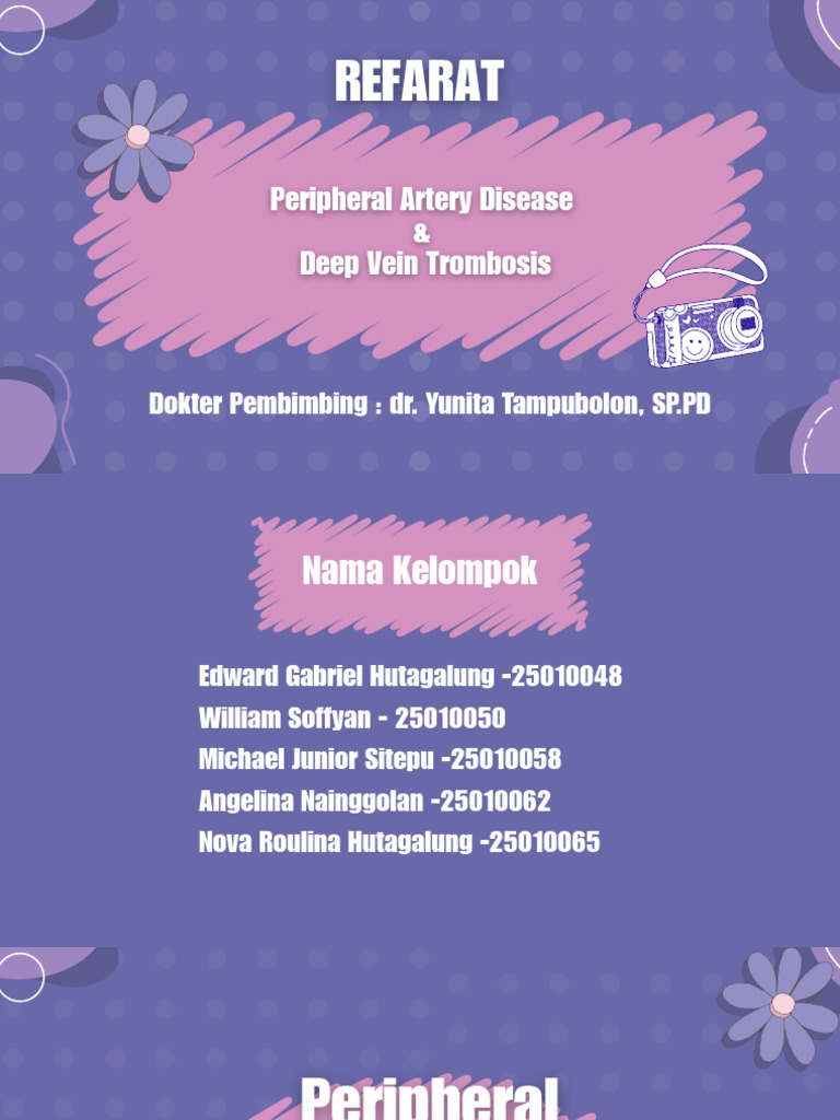 Refarat - PAD Dan DVT | PDF
