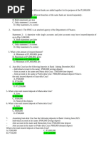 FINANCIAL MARKETS Test Bank 1 | PDF | Securities (Finance) | Banks