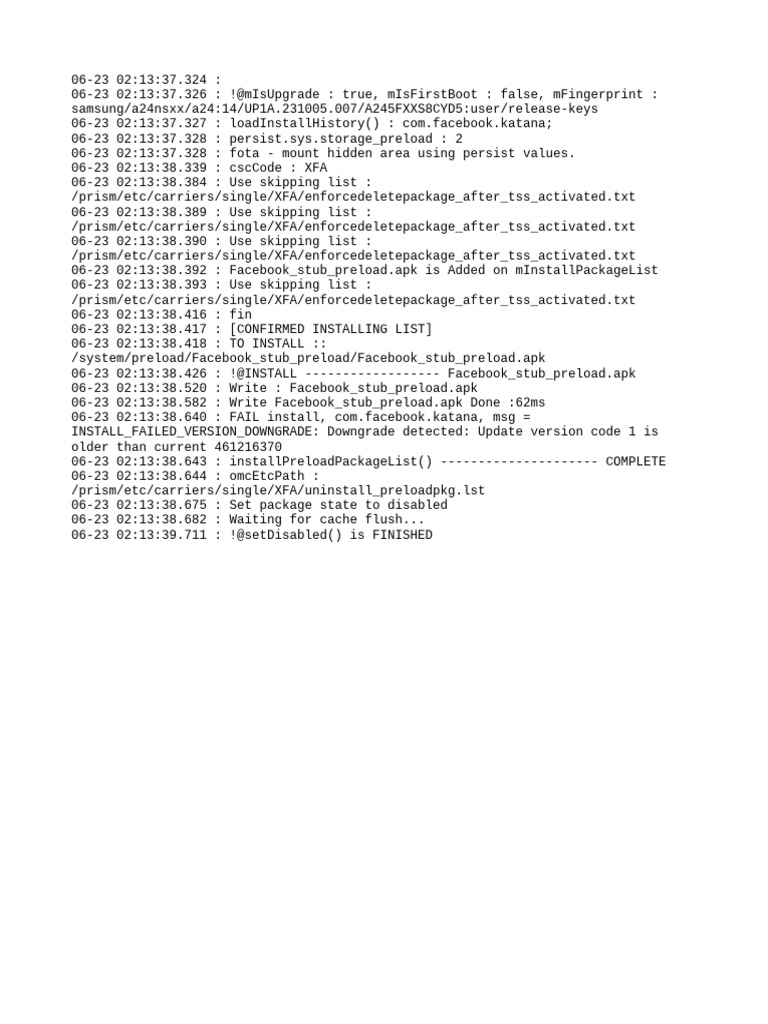 Preload Installer | PDF