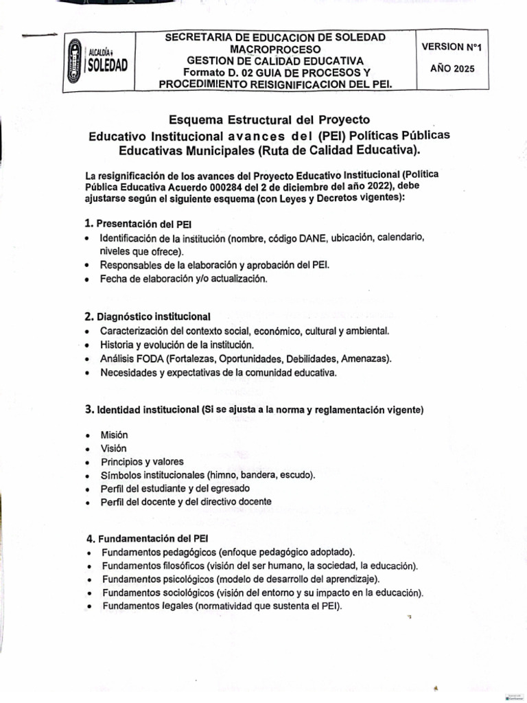 Esquema Estructural Del Proyecto | PDF