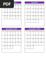 Kalender KB 3 Bulan | PDF