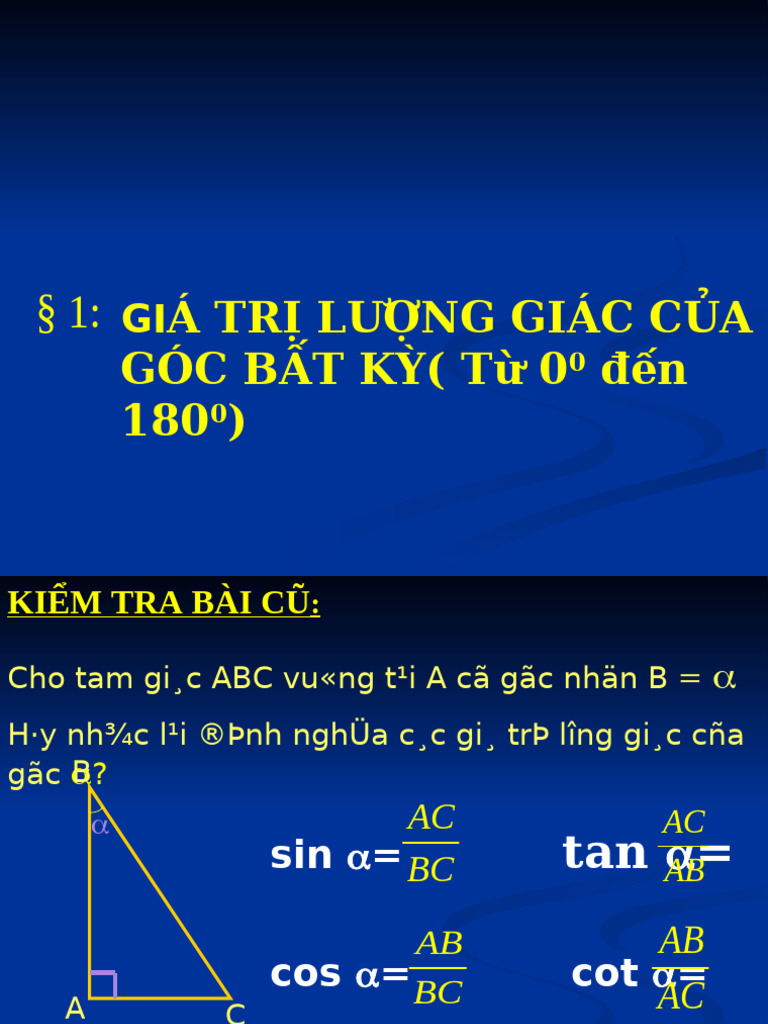 Gia Tri Luong Giac Goc Bat Ky (Compatibility Mode) (Repaired) | PDF
