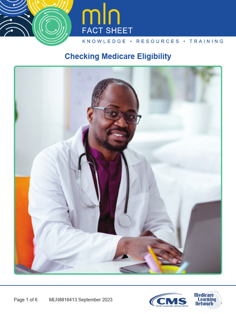 Checking Medicare Eligibility | PDF | Medicare (United States) | Health ...