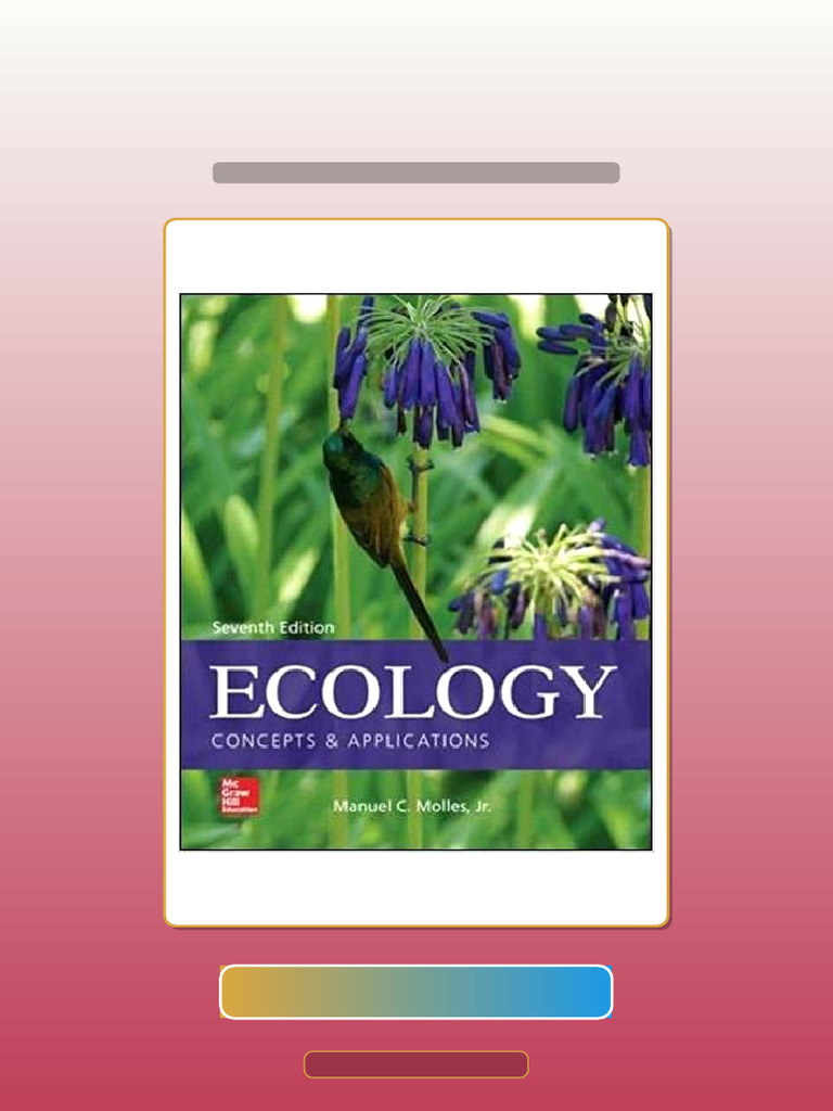 Ecology Concepts and Applications 7th Edition Ebook and TestBank Bundle ...
