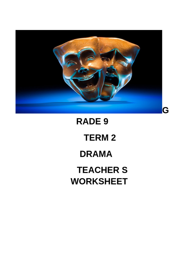 2025 Grade 9 Drama Worksheets | PDF | Stereotypes