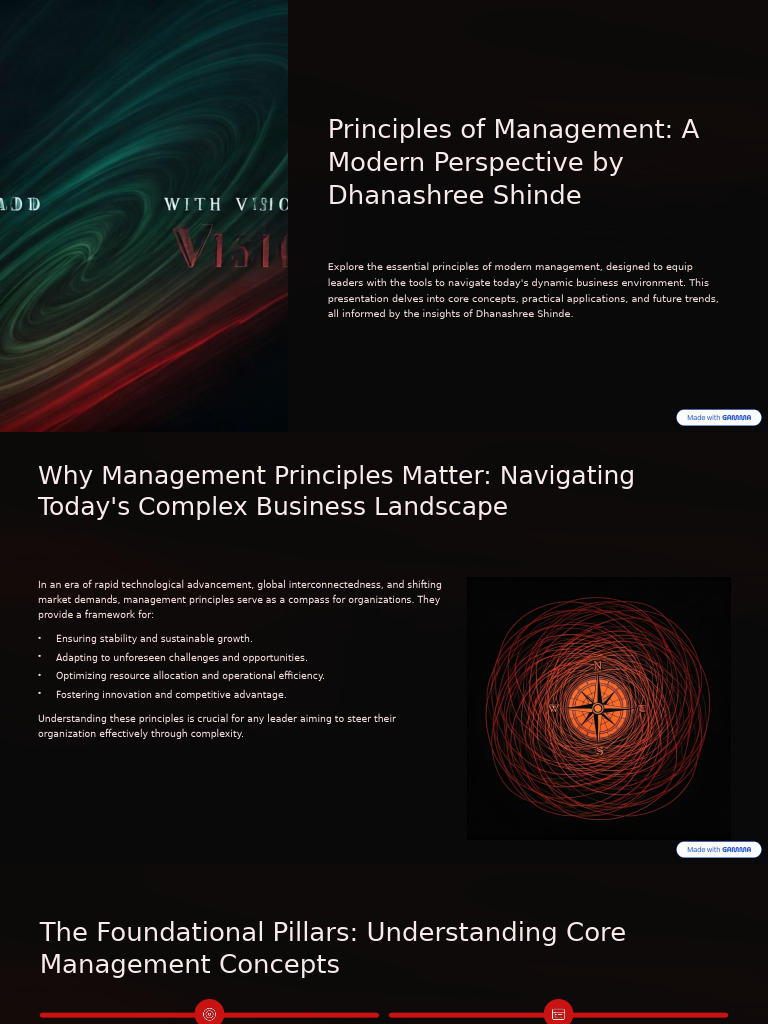 Modern Management Principles Explained | PDF | Strategic Planning ...