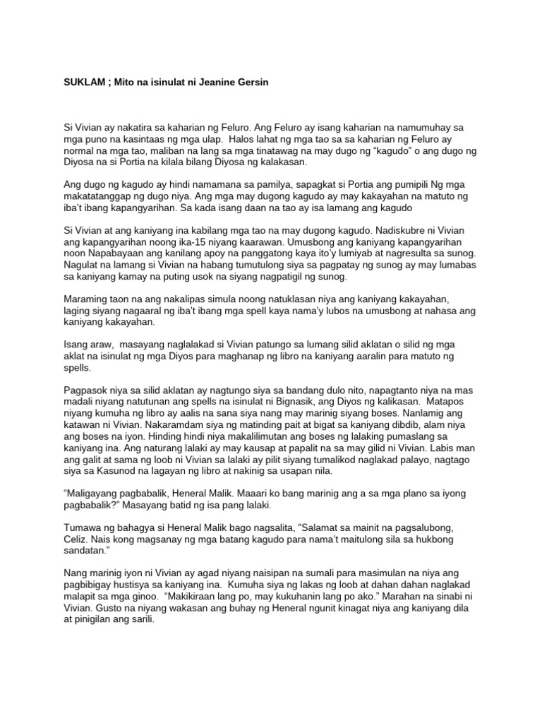 Suklam - Mito | PDF