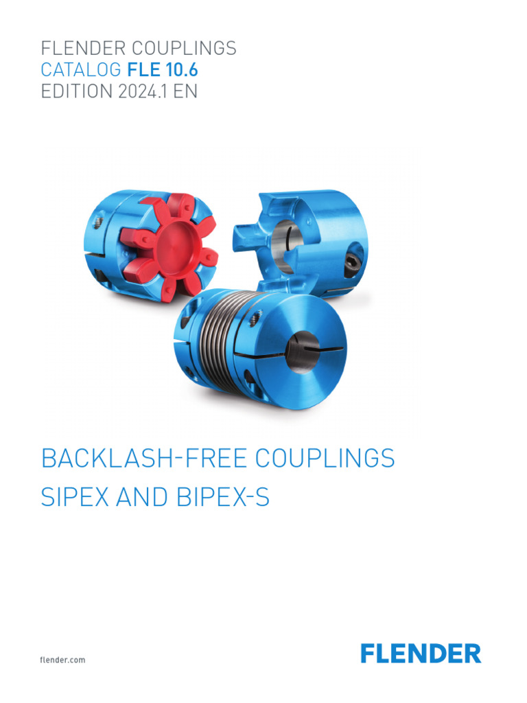 Flender Backlash-freeCouplings FLE10 6 en | PDF | Clutch | Mechanical ...