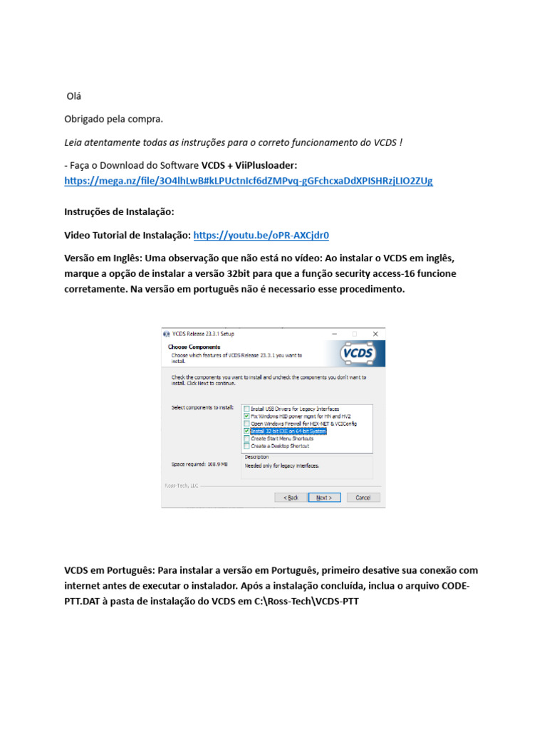 Informa Es VCDS Hex-V2 Atualizado | PDF