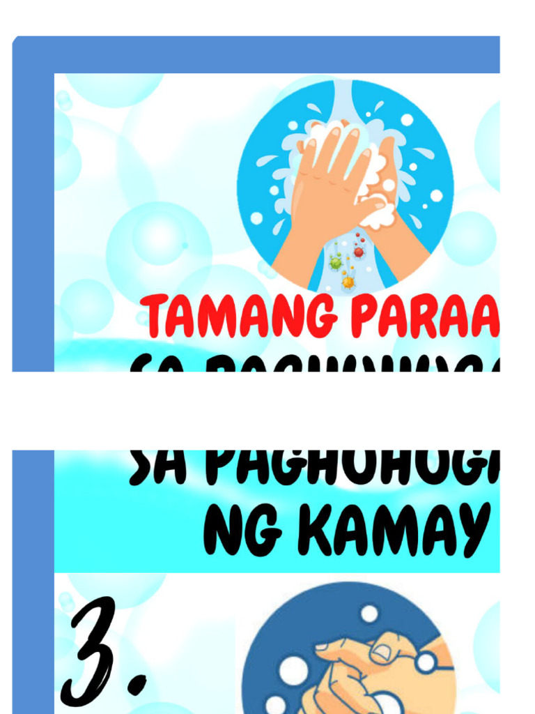 Paraan NG Paghuhugas NG Kamay | PDF