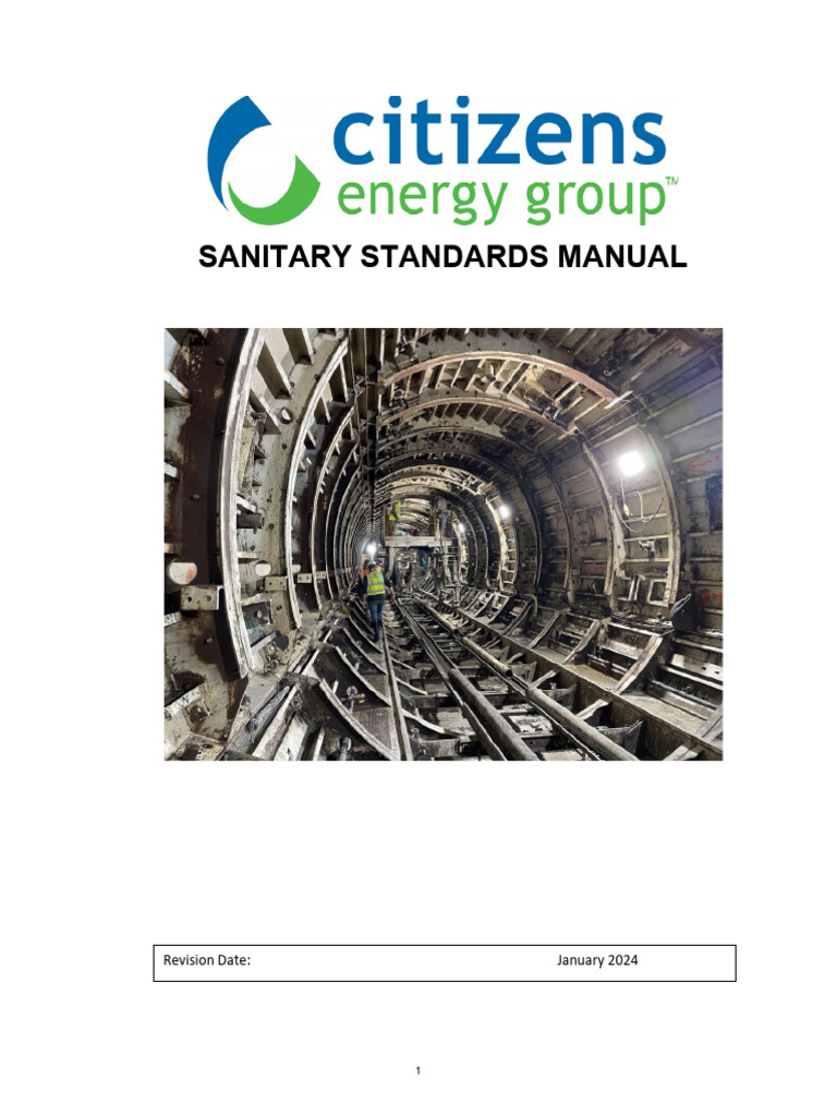 2024 Sanitary Standards Manual Updated-2 | PDF | Sanitary Sewer ...