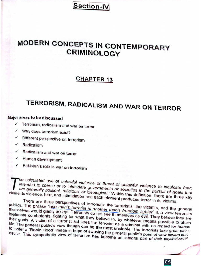 Modern Concepts in Criminology | PDF