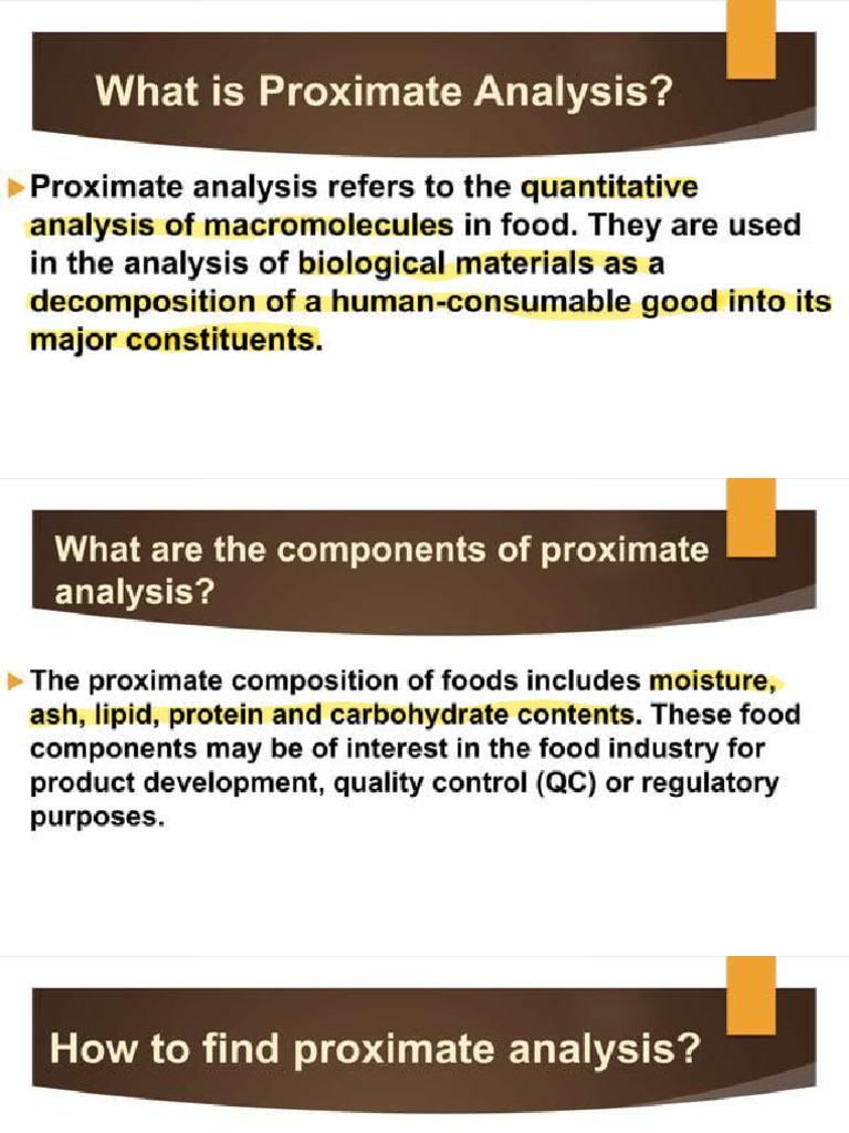 Proximate Analysis | PDF