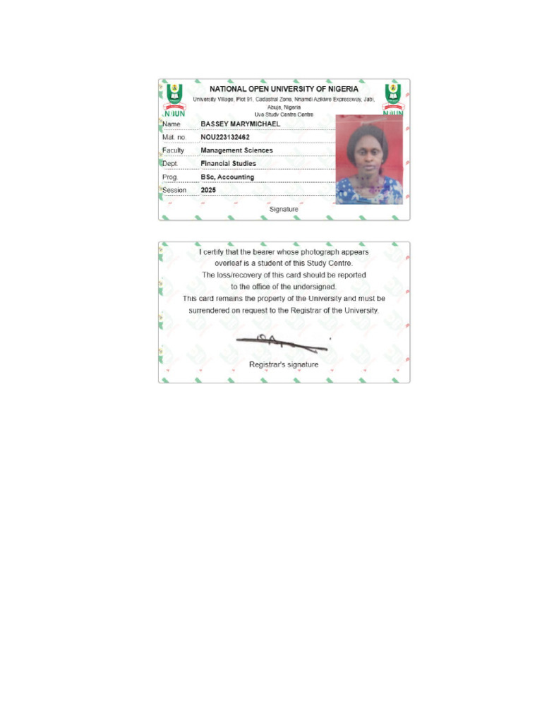 Id Card | PDF