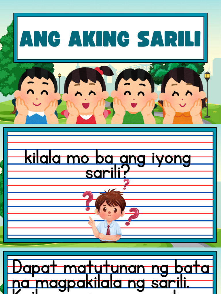 Aralin 1 Ang Aking Sarilikaya Kong Magpakilala | PDF
