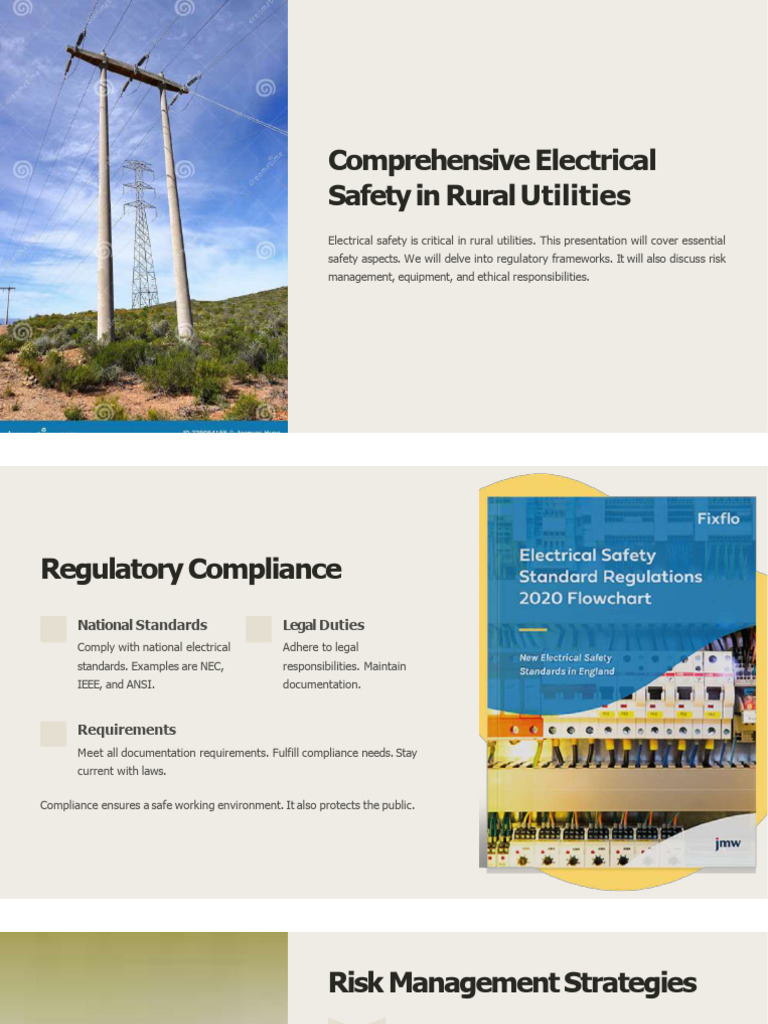 Comprehensive Electrical Safety in Rural Utilities | PDF
