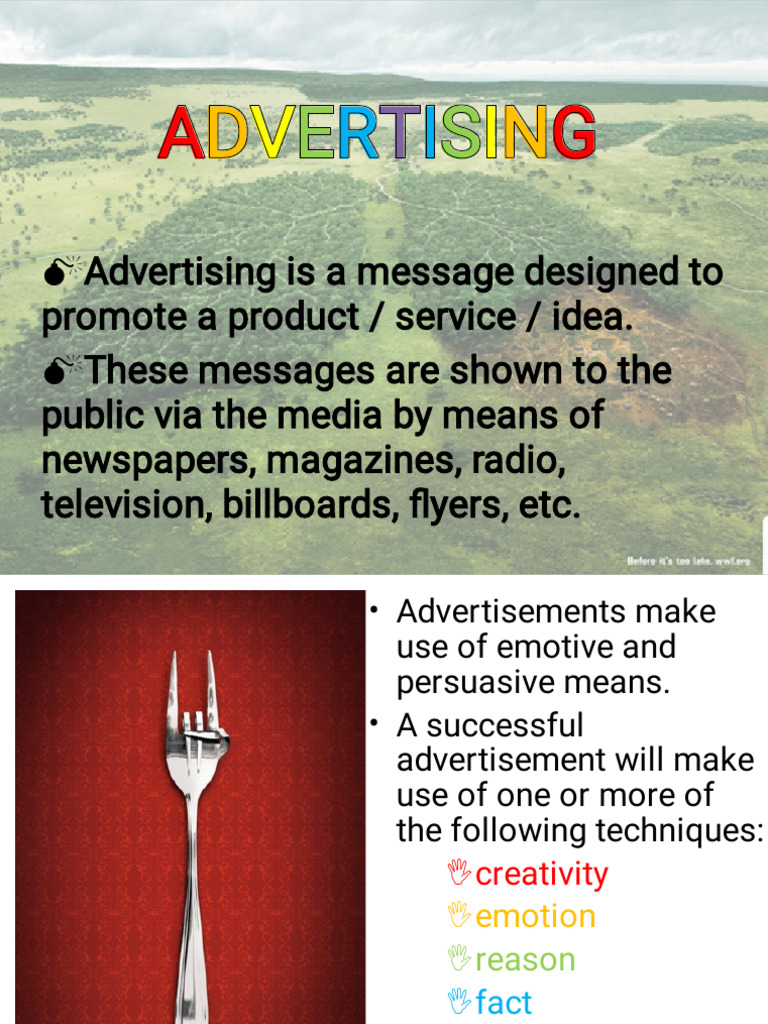 Lesson 3 Advertisements | PDF | Advertising | Marketing