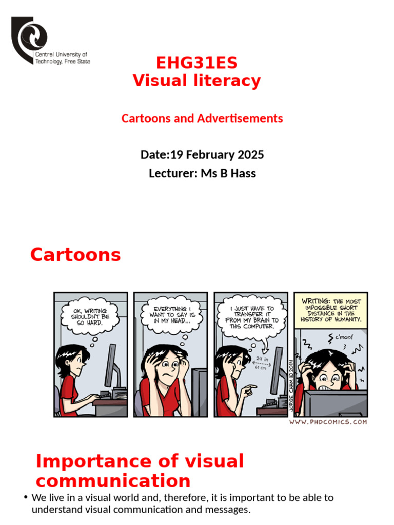 Lesson 2 Visual Literacy Cartoons and Advertisements | PDF | Body ...