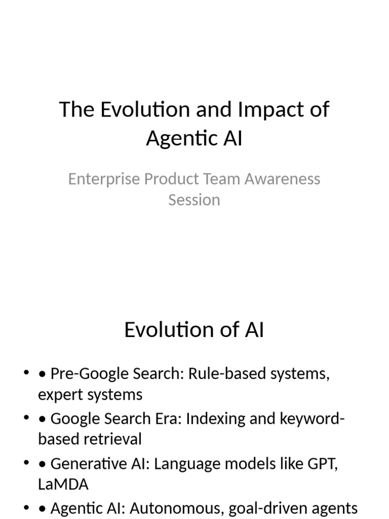 Agentic AI Presentation | PDF