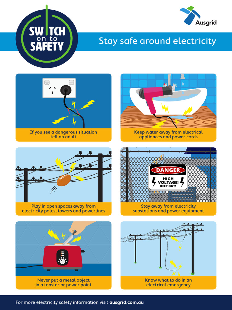 Electricity Safety Tips for Kids | PDF