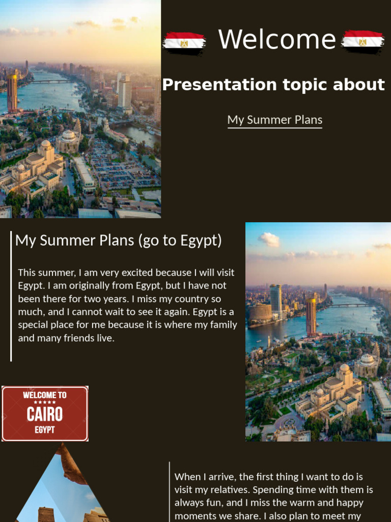 Project My Summer Plans | PDF