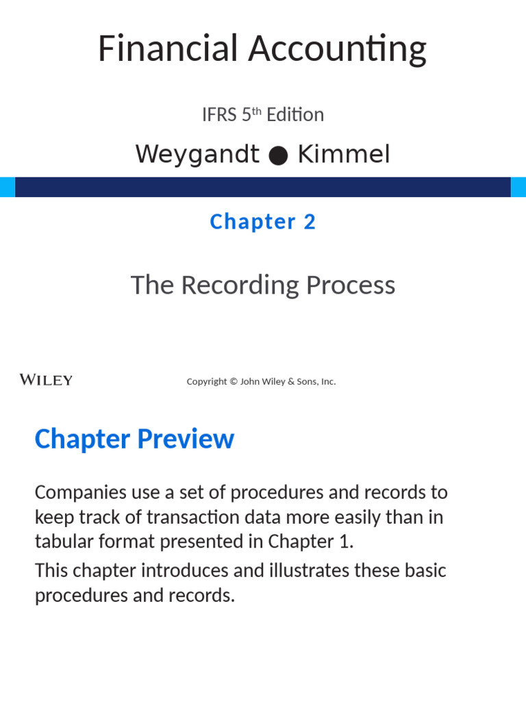 Understanding the Recording Process in Accounting | PDF | Debits And ...