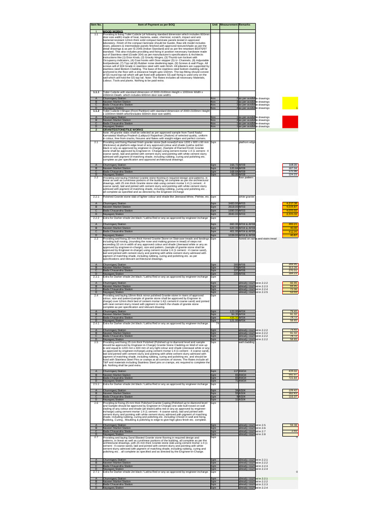 Boq - Mod - 20250604 | PDF | Door | Screw
