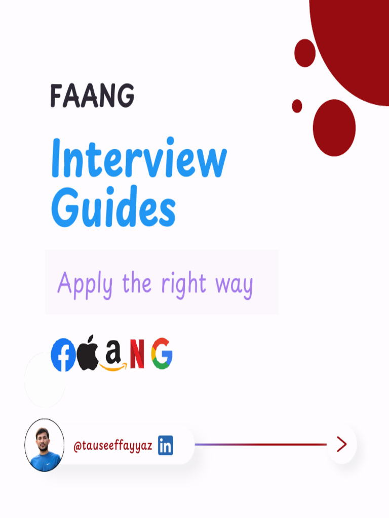 FAANG Interview Guides | PDF