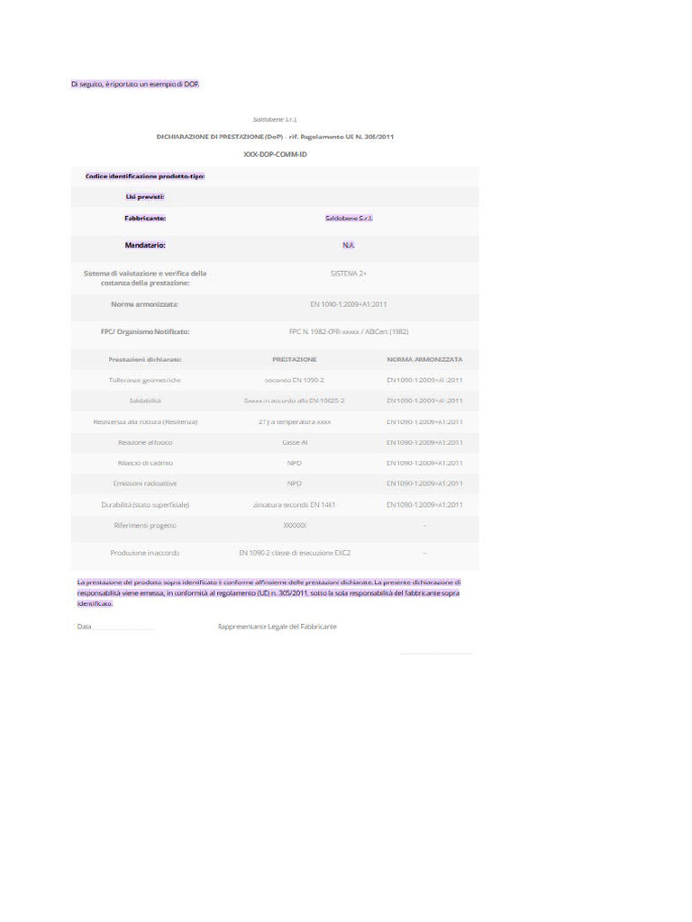 DoP 1090 | PDF