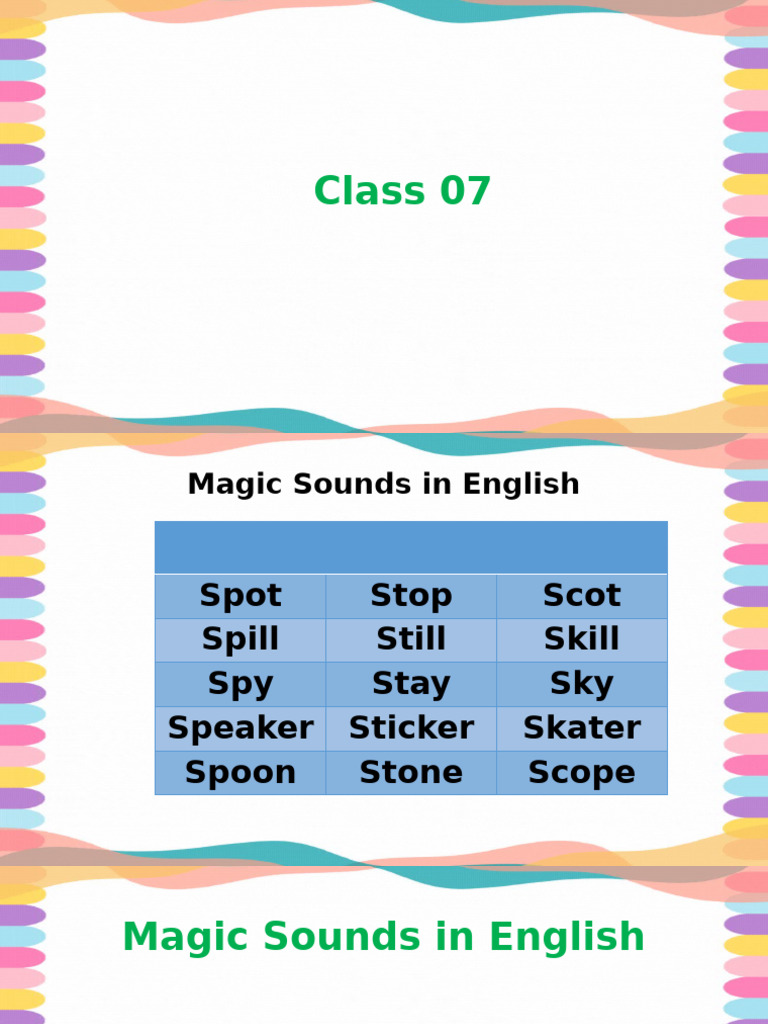 Class 07 | PDF