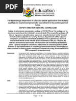 HRM Circular 33 of 2025 On Attendance Register For Beei Assistants KZN ...