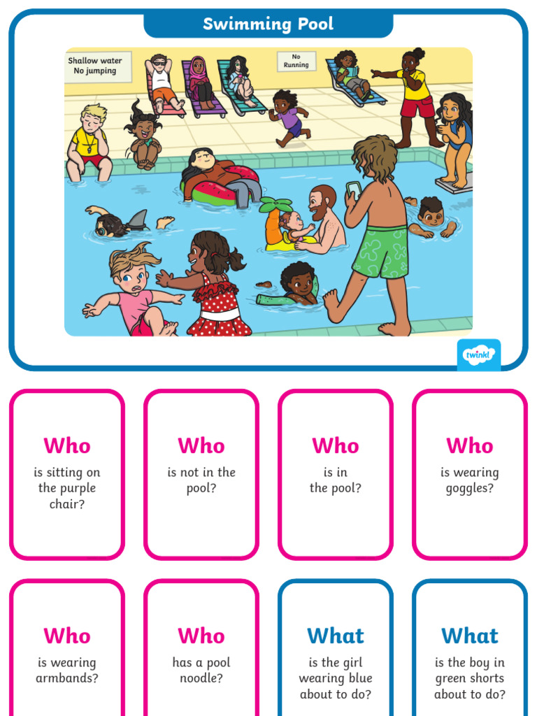 Picture Scenes: Questions for Kids | PDF | Classroom