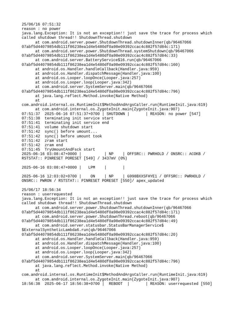 Power Off Reset Reason Backup | PDF | Embedded Linux Distributions | Mobile Linux