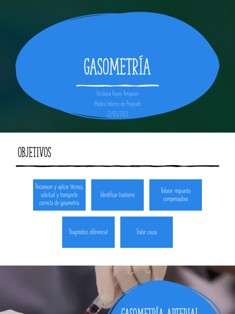 Guía Completa de Gasometría Arterial | PDF | Emergencias Médicas ...