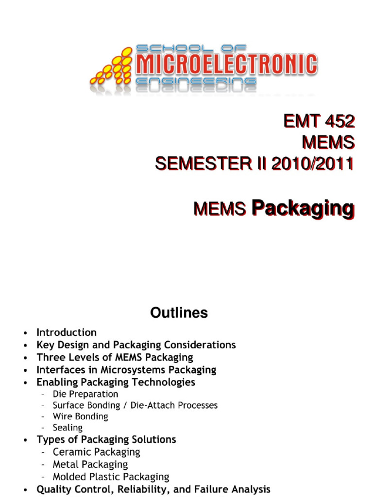 Mems Packaging | PDF