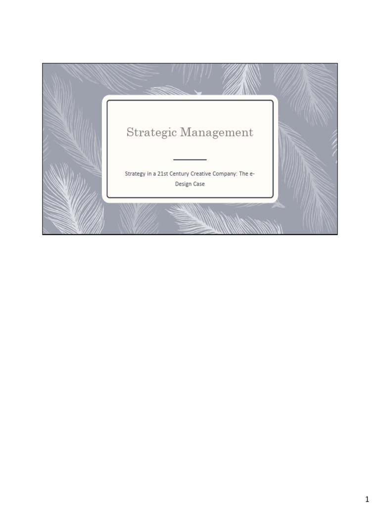 Sample Strategic Management 2 - Sample | PDF | Brand | Reputation