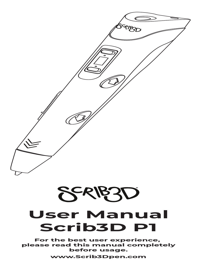 Scrib3d 3D Pen User Manual 05.15.2024 | PDF | Radio | Waste