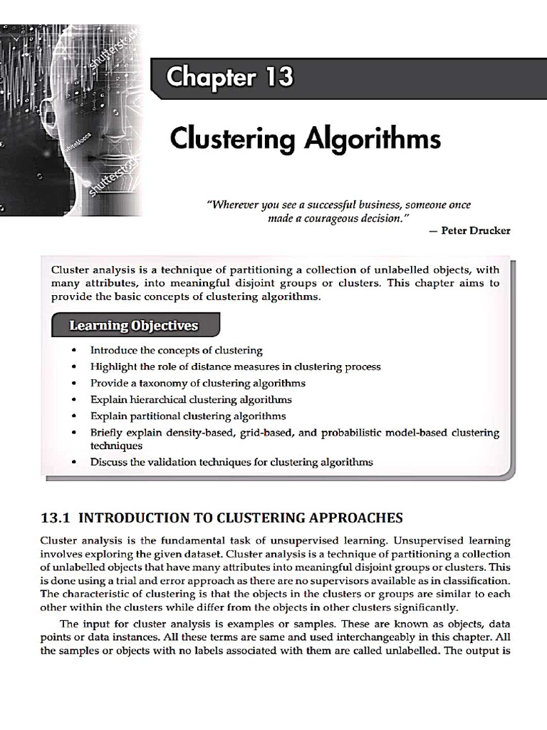 Clustering Algorithms | PDF
