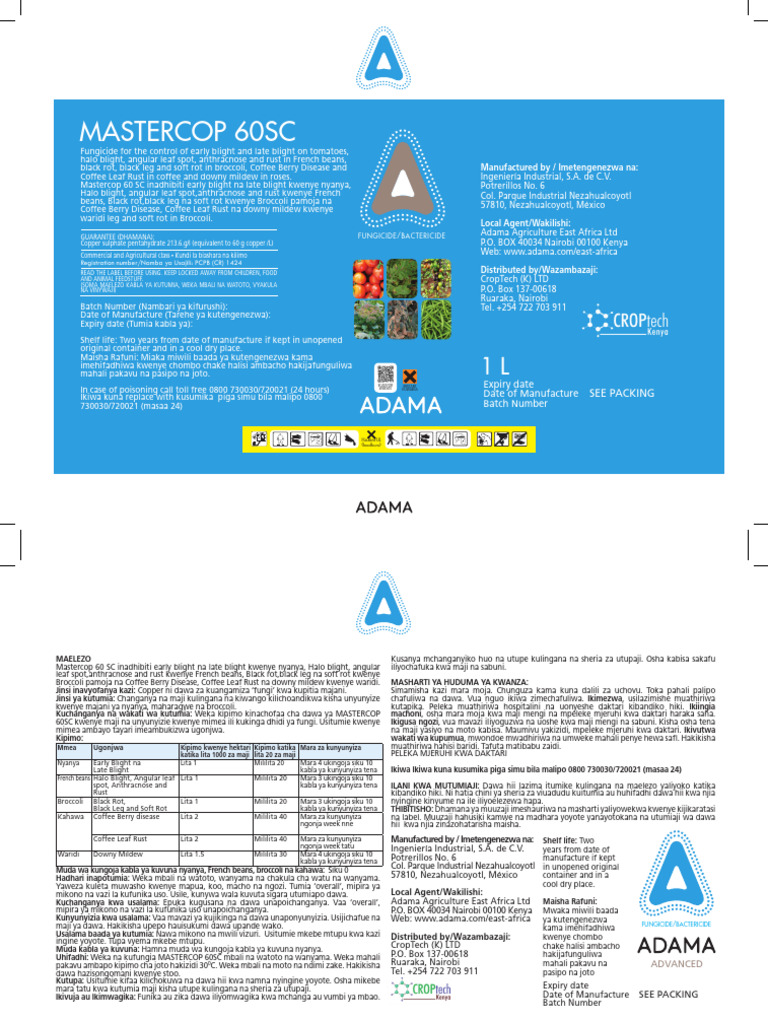 Mastercop - Mexico - Fung Web | PDF | Water